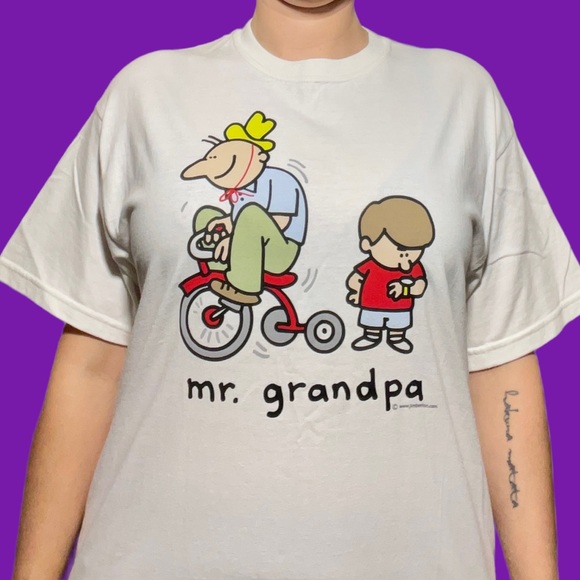 Gildan | Shirts | Vintage 9s Mr Grandpa Humor Tee | Poshmark